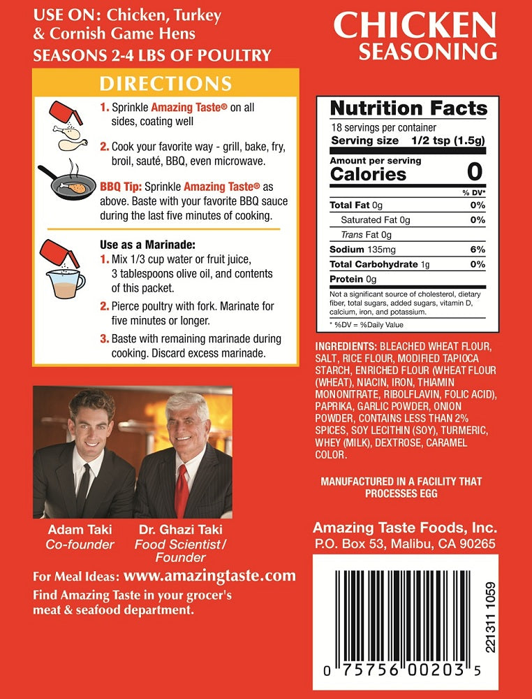 Chicken Seasoning – Amazing Taste Foods, Inc