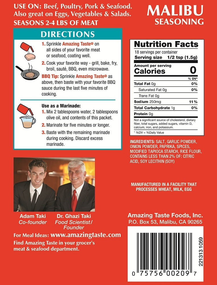 Malibu Seasoning – Amazing Taste Foods, Inc