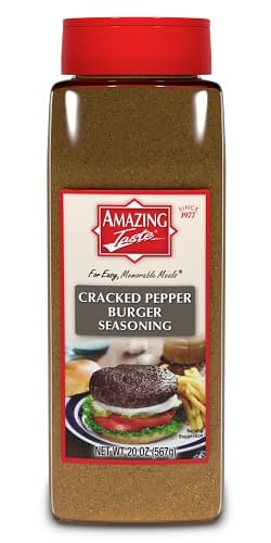 Cracked Pepper Burger Seasoning – Amazing Taste Foods, Inc